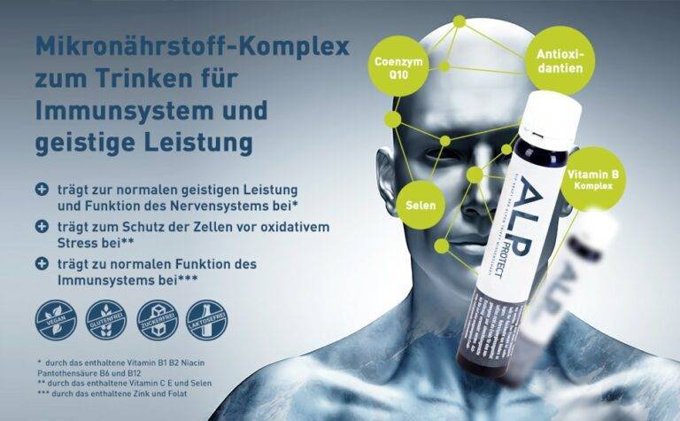 Buy ALP PROTECT multivitamin drinking ampoules with coenzyme Q10 in the ...